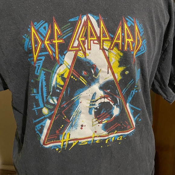 Shirts | Def Leppard Graphic Tshirt Black | Poshmark